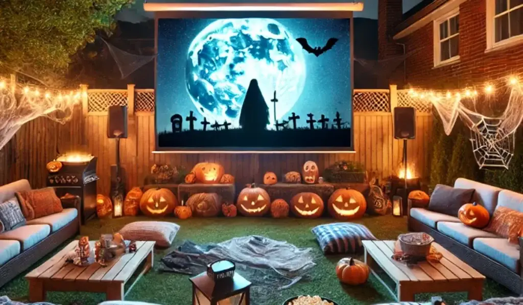 Host a Thrilling Halloween Outdoor Movie Night Experience